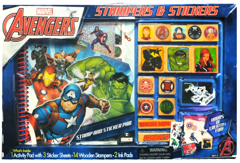BENDON® MARVEL® AVENGERS STAMPERS & STICKERS – Wholesale Distributor of ...